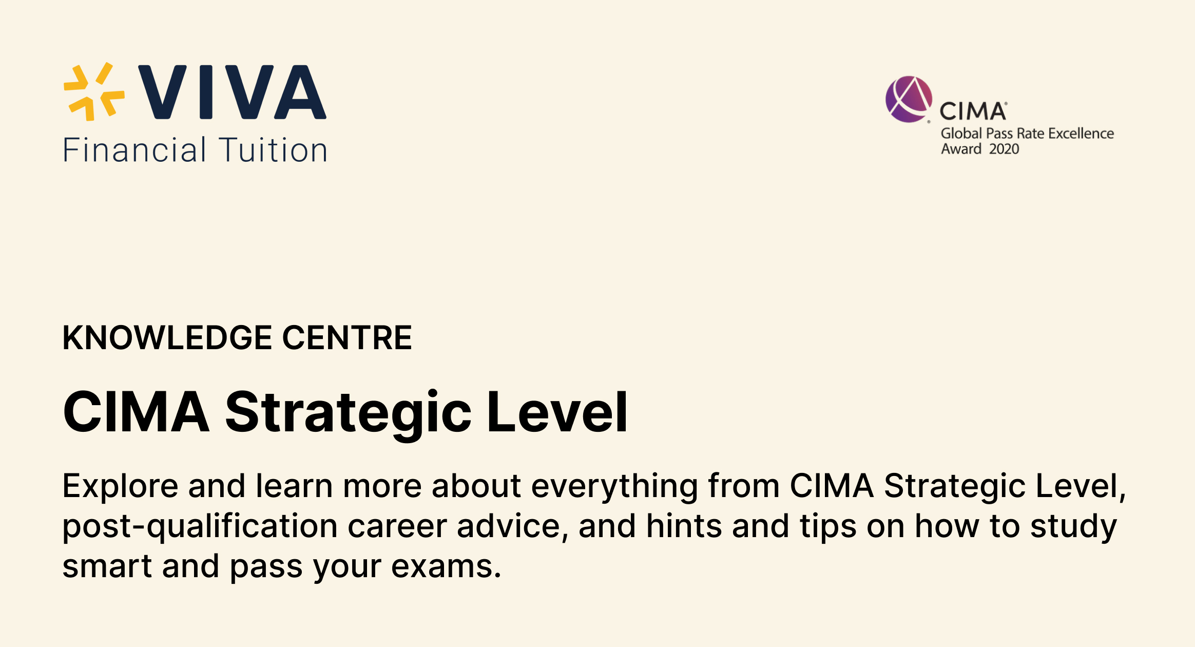 Knowledge Centre | CIMA Strategic Level
