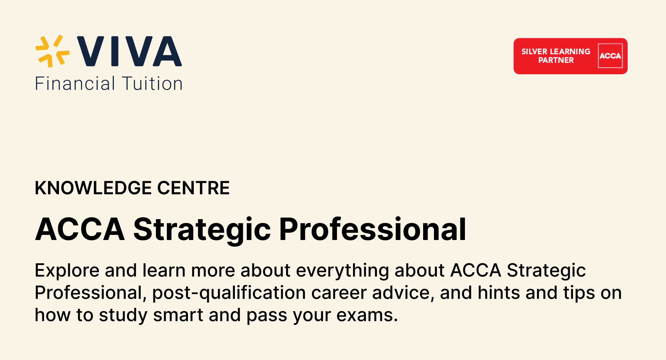 Knowledge Centre | ACCA Strategic Professional