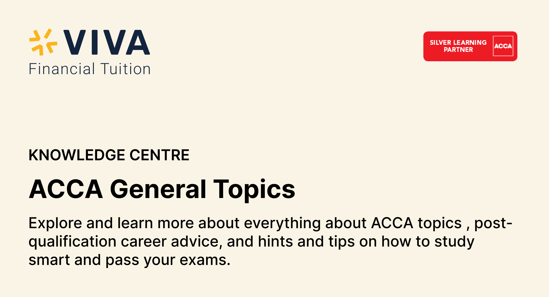 Knowledge Centre | ACCA General Topics