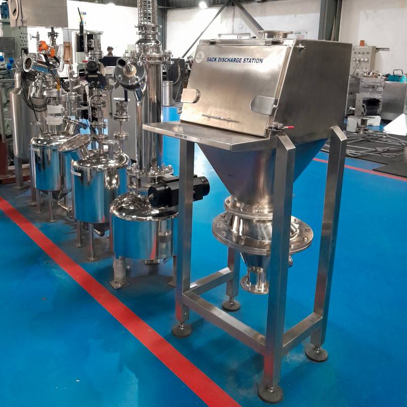 Sack Discharge Station | Products | Schematic Engineering