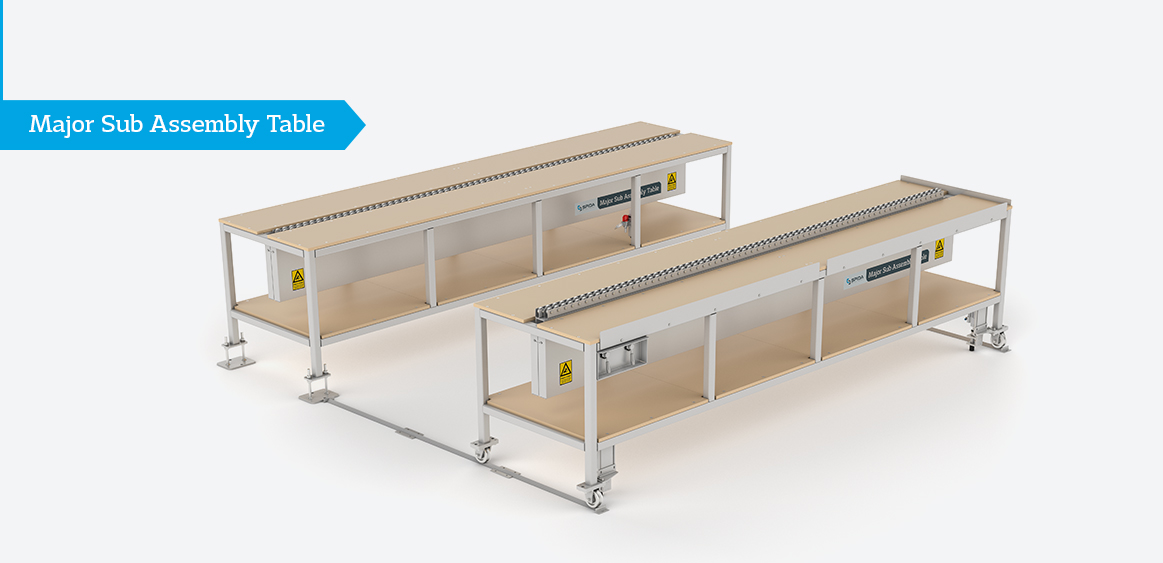 Major Sub Assembly Table | Spida Machinery | NZ & AU