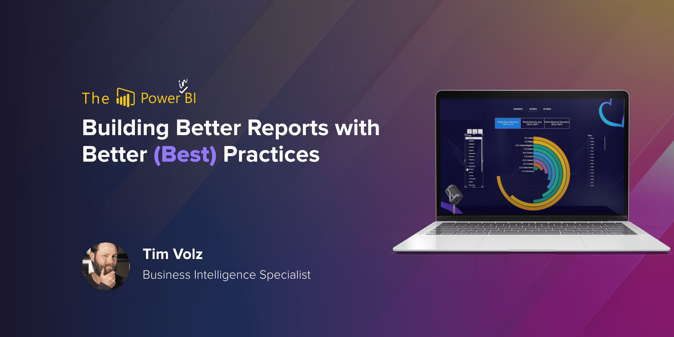 The Power in BI - Building Better Reports with Better (Best) Practices