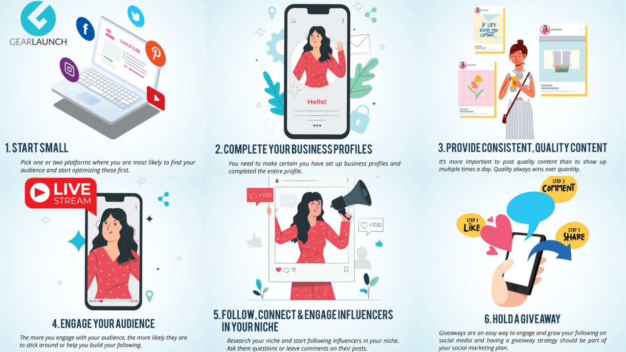 6 EASY WAYS TO BUILD A SOCIAL MEDIA FOLLOWING IN 2020