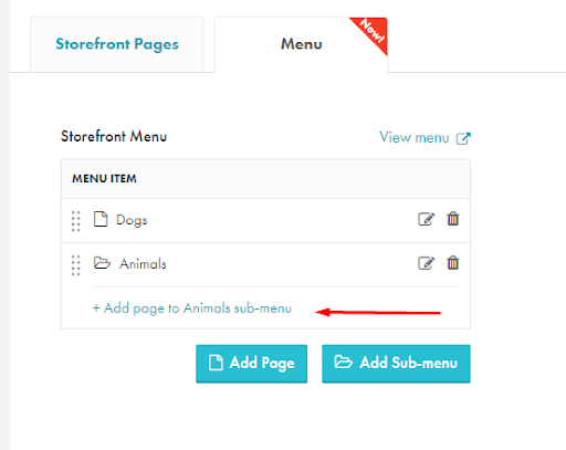 Creating Menus and Submenus