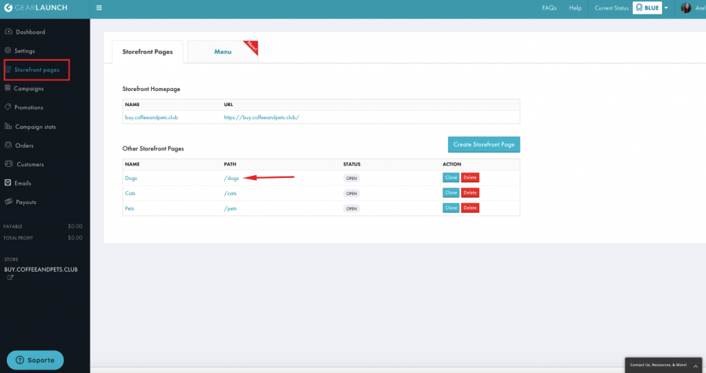 Adding Campaigns to Storefronts
