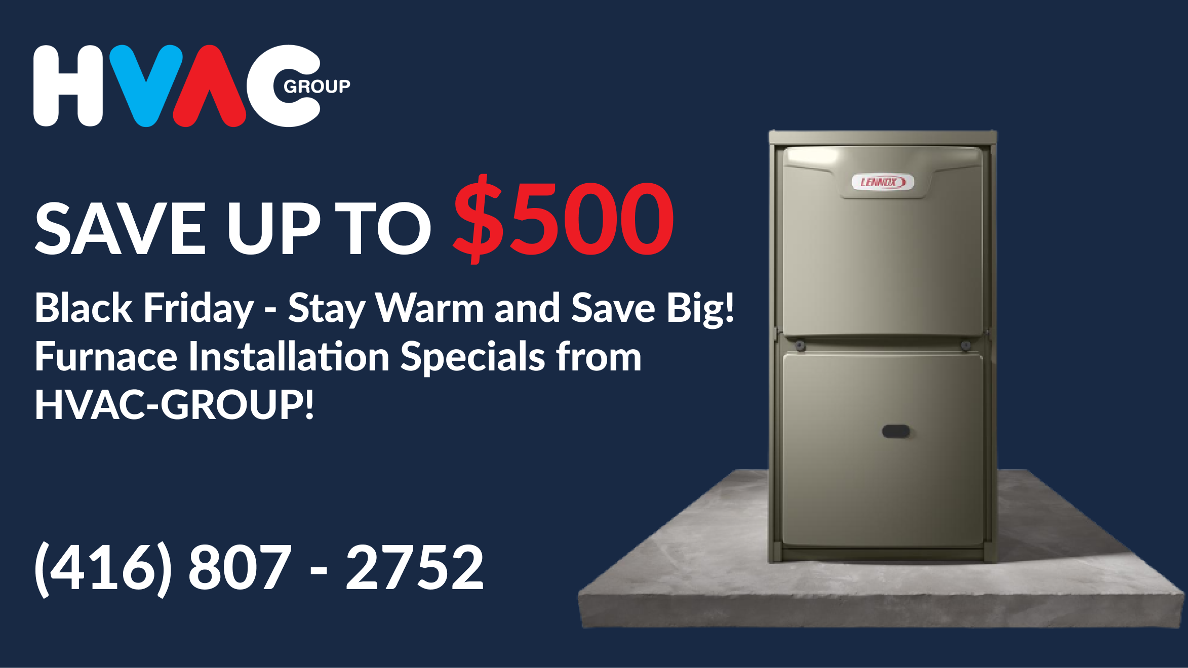 Black Friday Furnace Installation Specials from HVAC-GROUP: Stay Warm ...