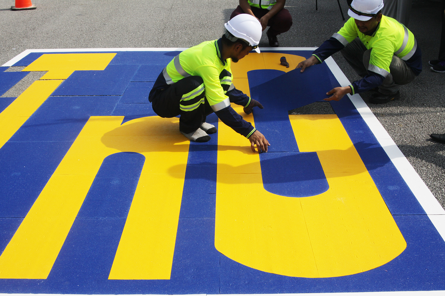 Installation of thermoplastic preformed