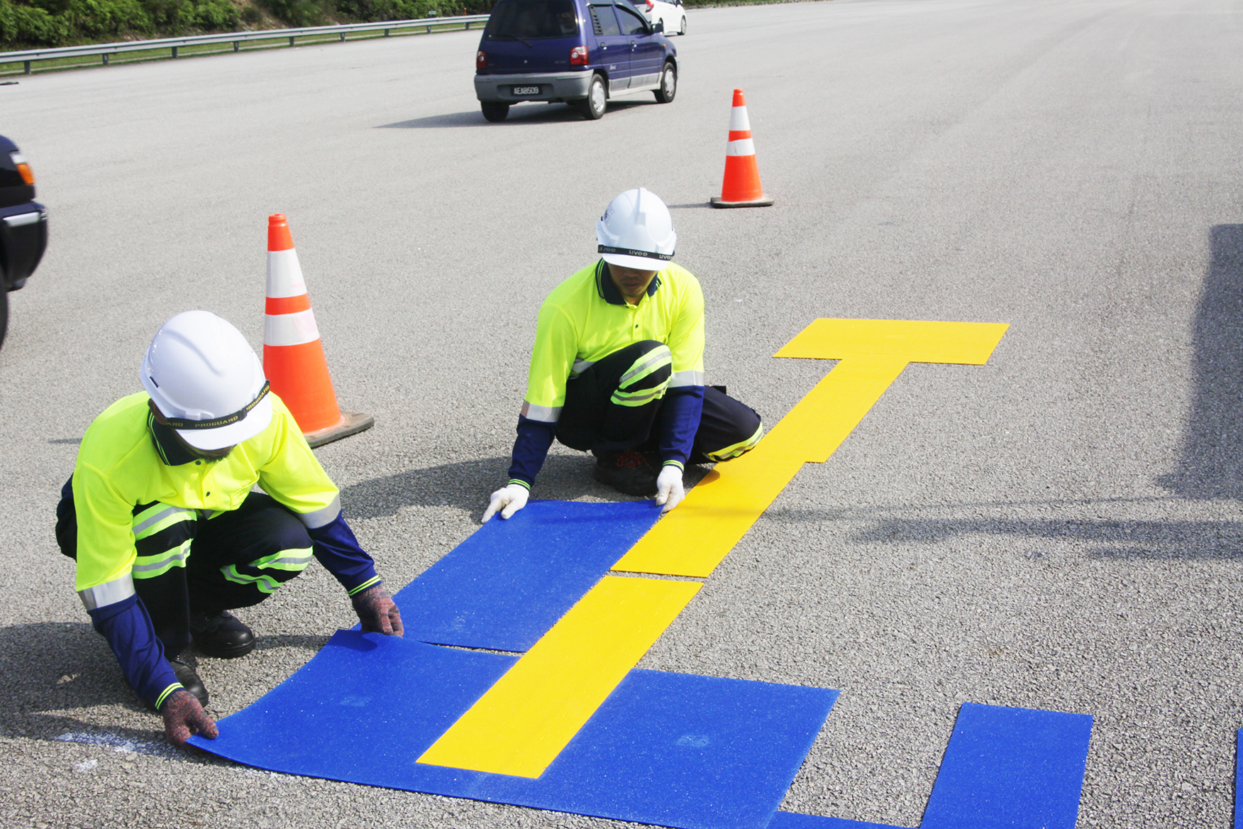 Installation of thermoplastic preformed
