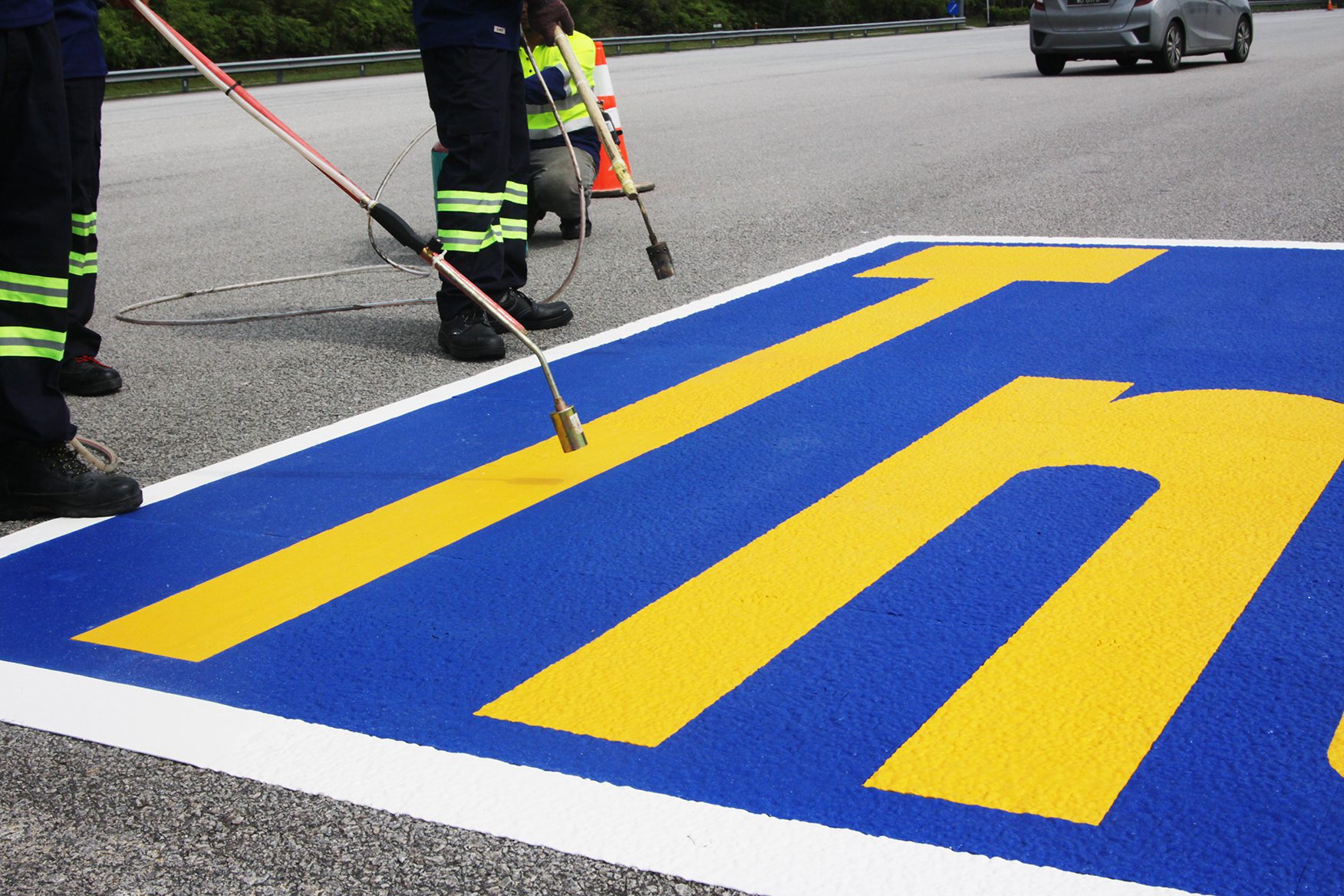 Installation of thermoplastic preformed