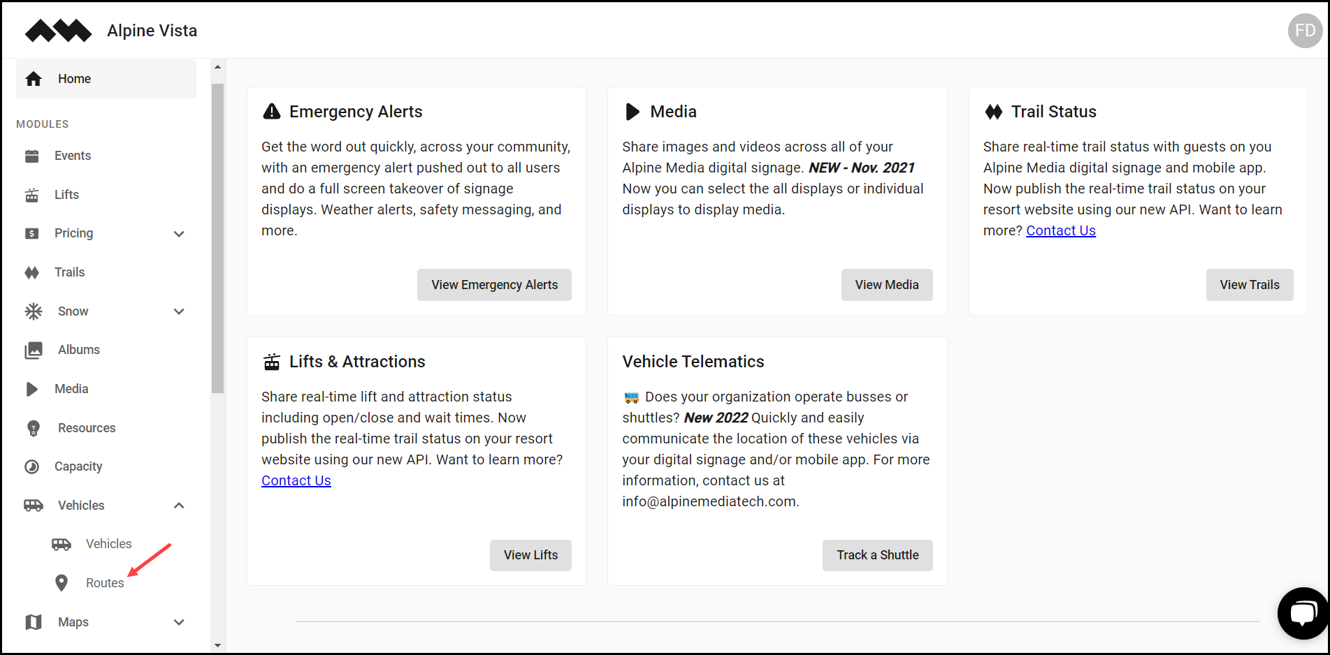How to Access Routes?