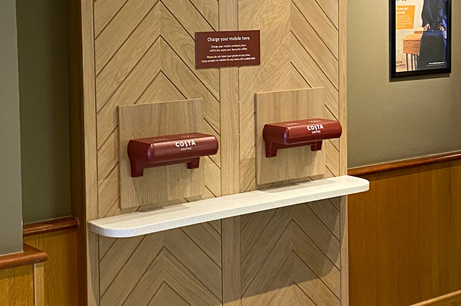 Our Sectors | Crable Wireless Charging Shelves