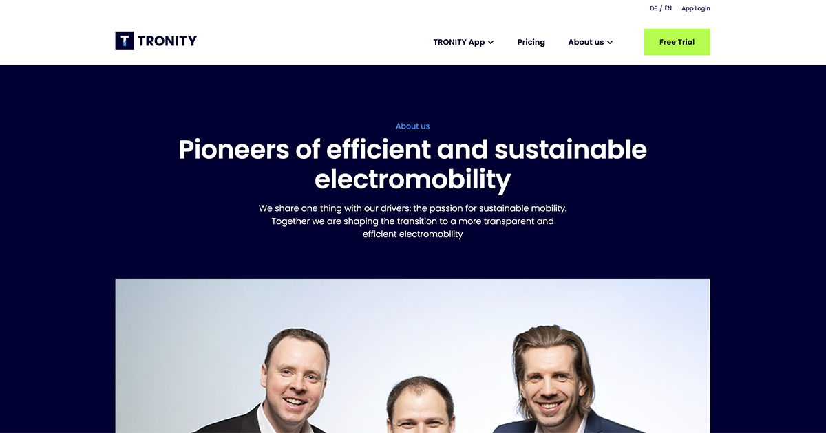 TRONITY – Pioneers of efficient and sustainable electromobility