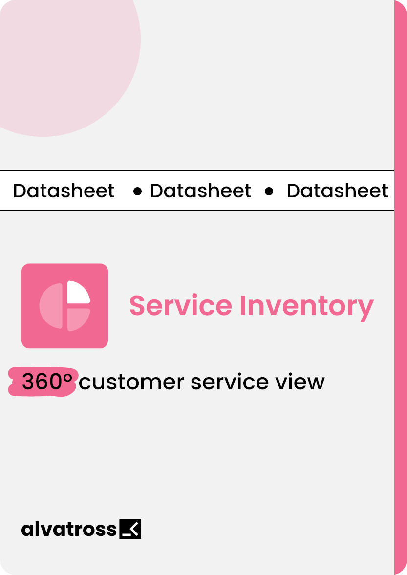 Service inventory by Alvatross.io