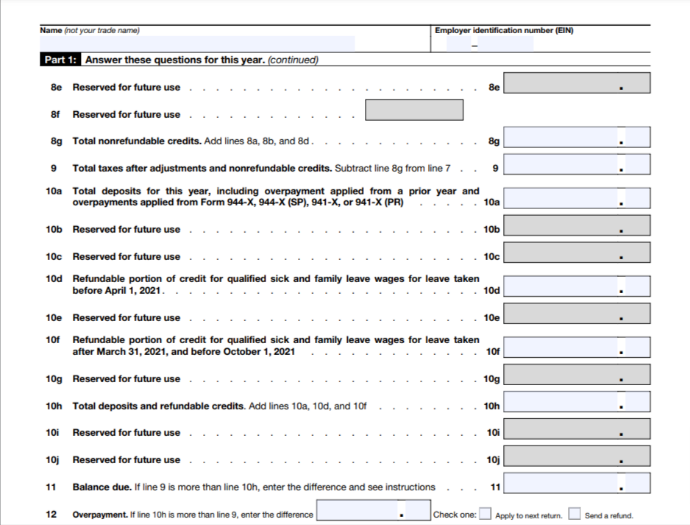 Employer's Annual Federal Tax Return: File IRS Form 944