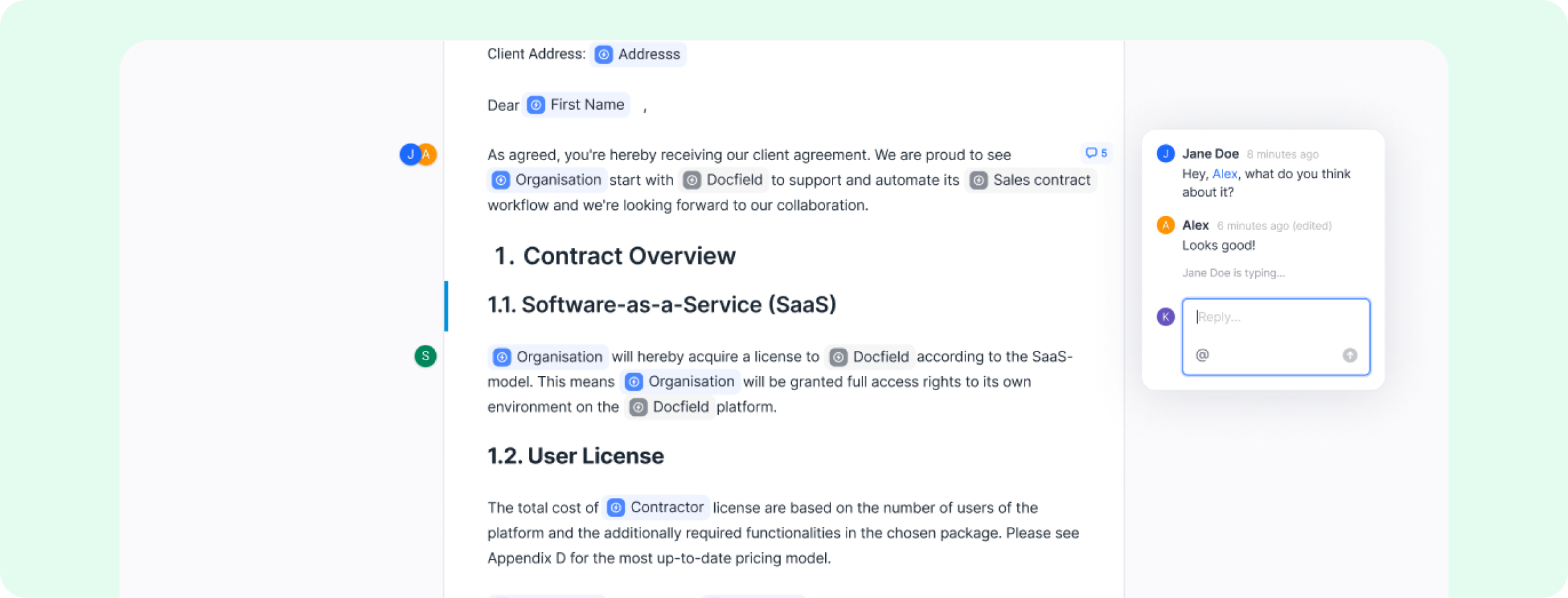 Docfield: Better contracts in less time
