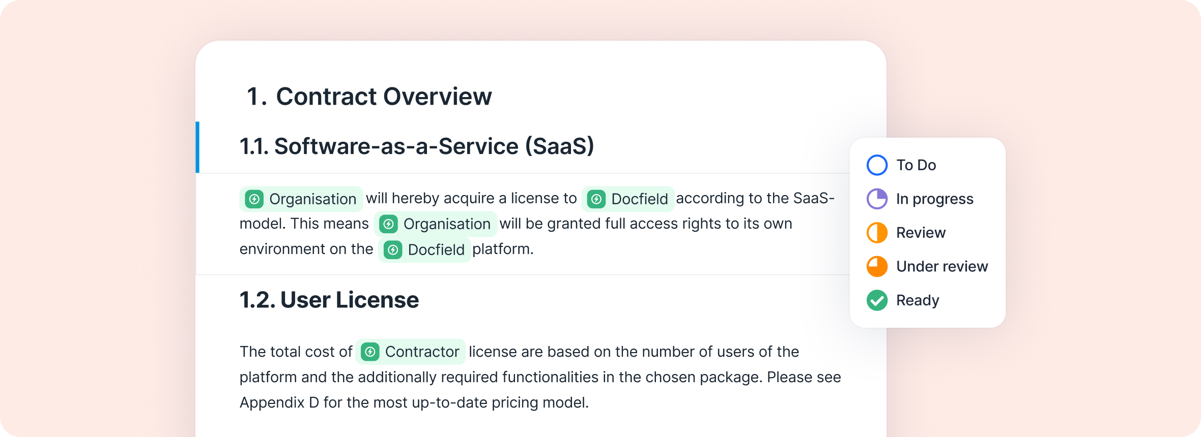 Docfield: Better contracts in less time