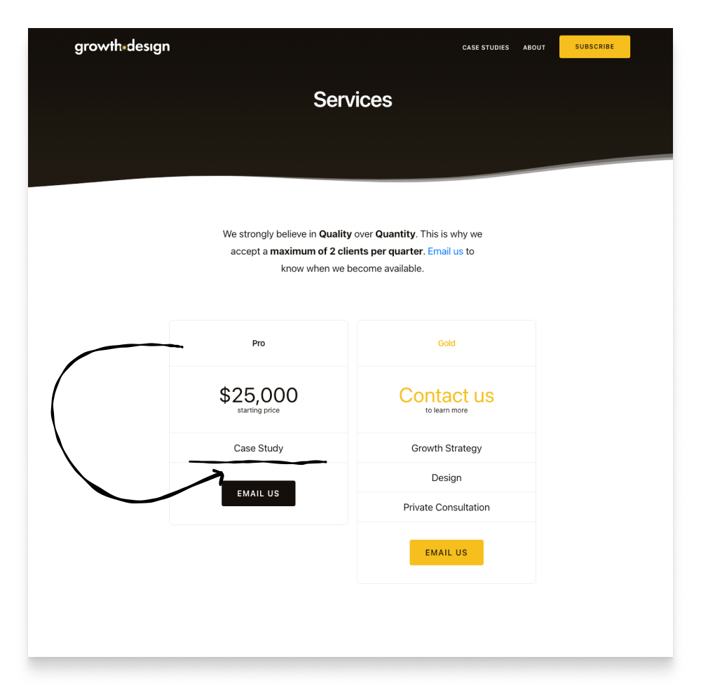 Growth.Design Case Study | Liam Curley