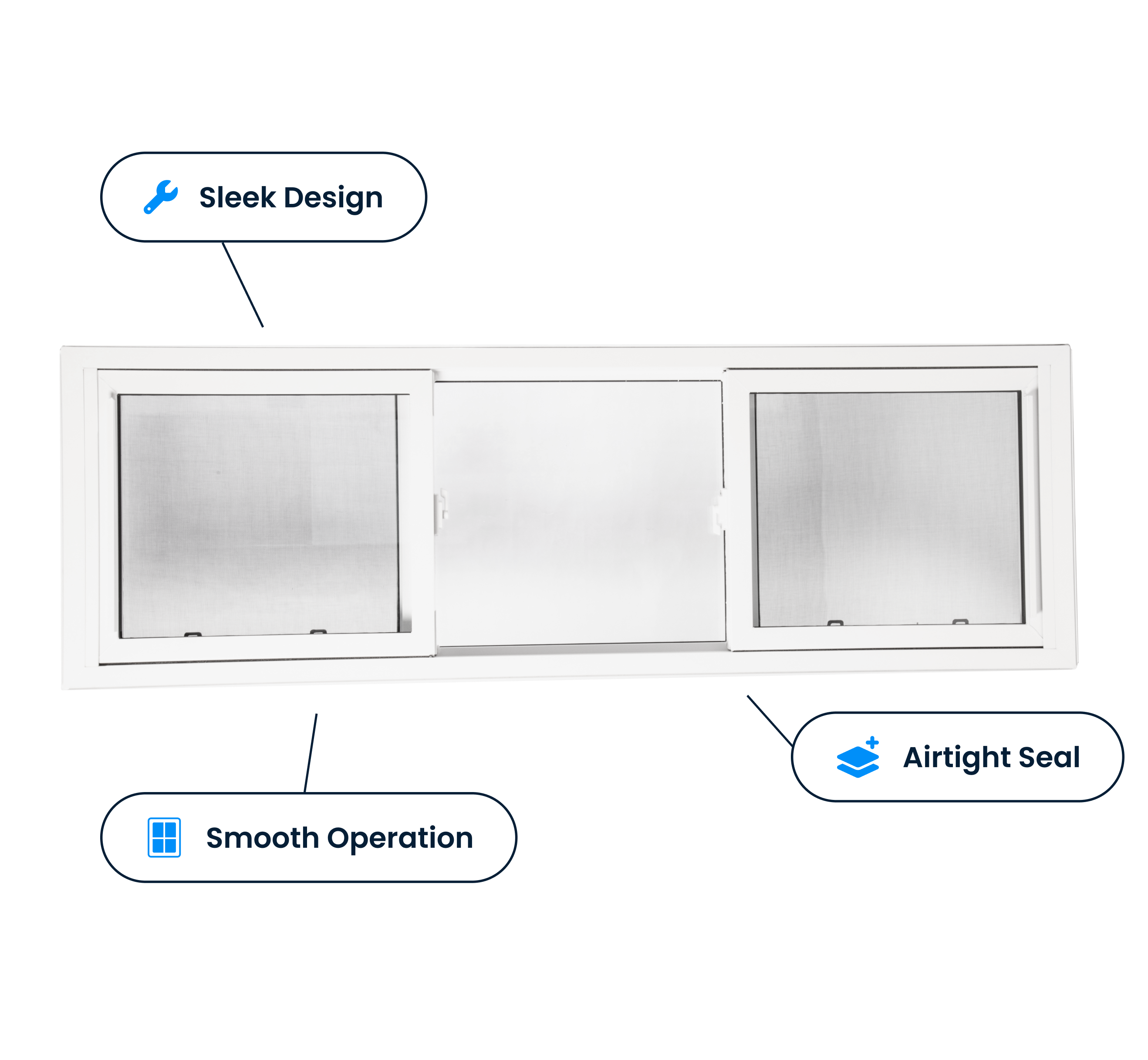 End Vent Slider Windows | Clera Windows + Doors
