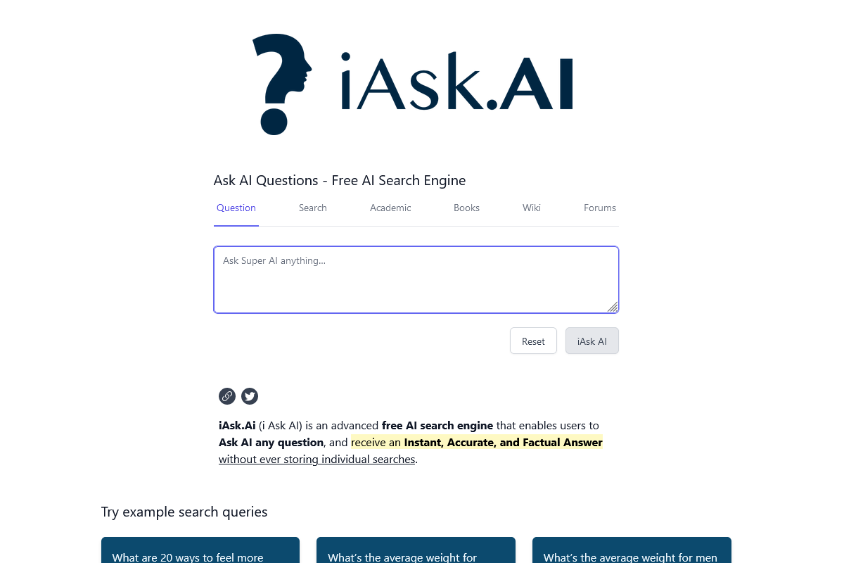 AI Tool | iAsk.AI