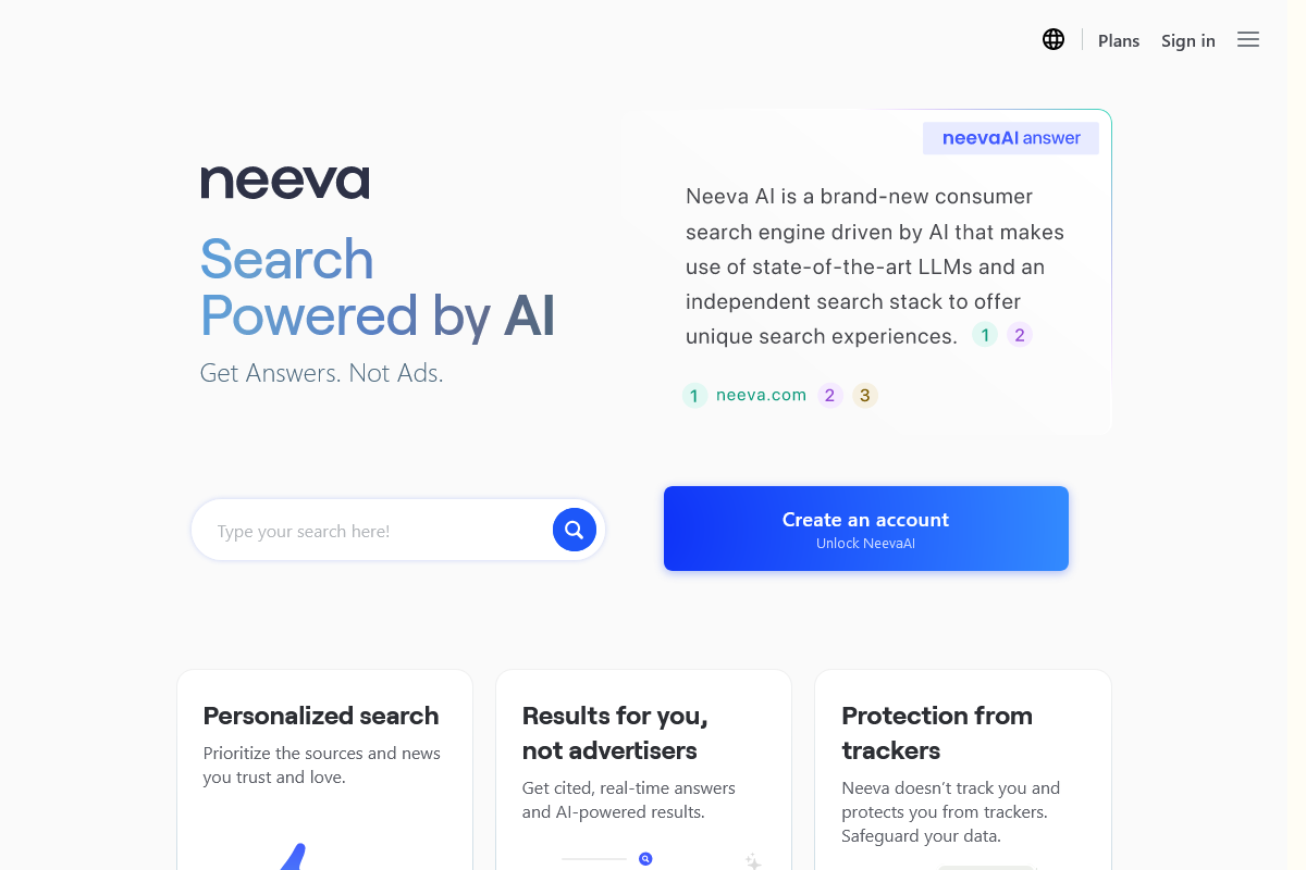 AI Tool | NeevaAI