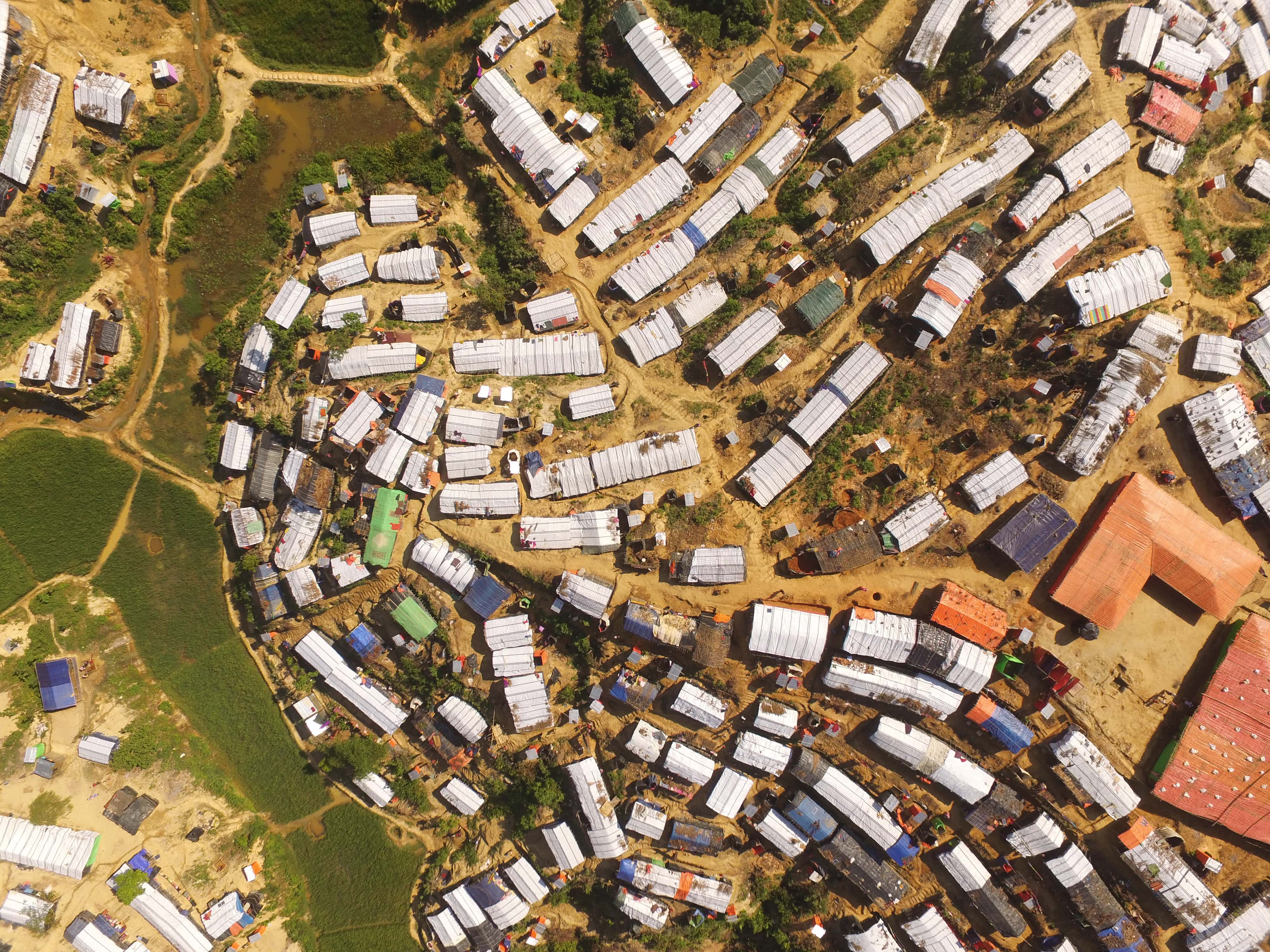 Drone mapping aids humanitarian efforts in Rohingya refugee camps
