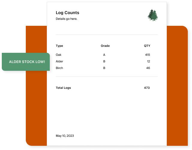 Wood Inventory Management :: Timbersoft