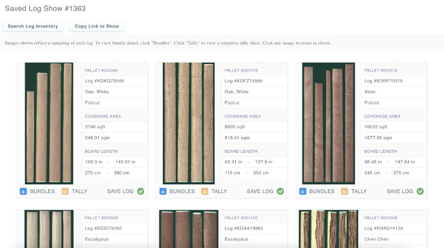 Veneer Inventory Management :: Timbersoft