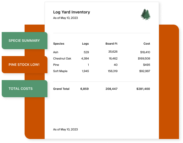Inventory Management for Wood Industries :: Timbersoft
