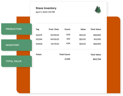 Stave Mill Inventory Management :: Timbersoft