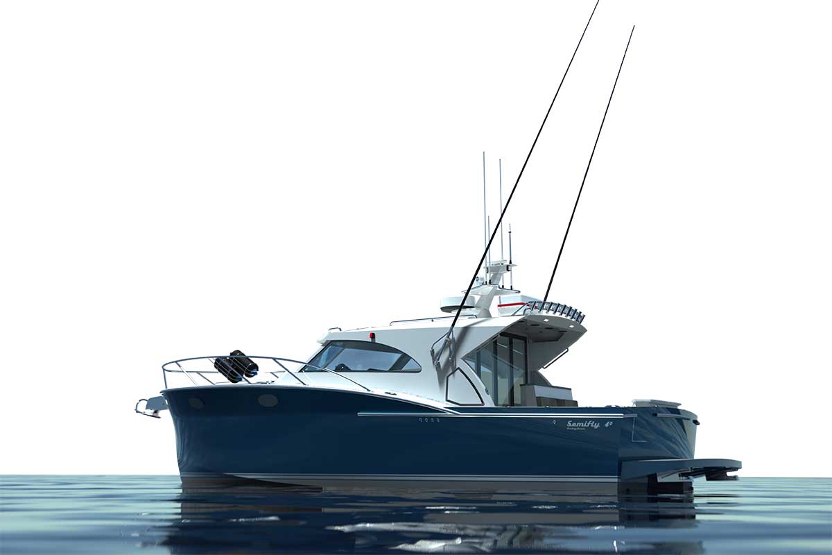 Dickey Boats Semifly 40