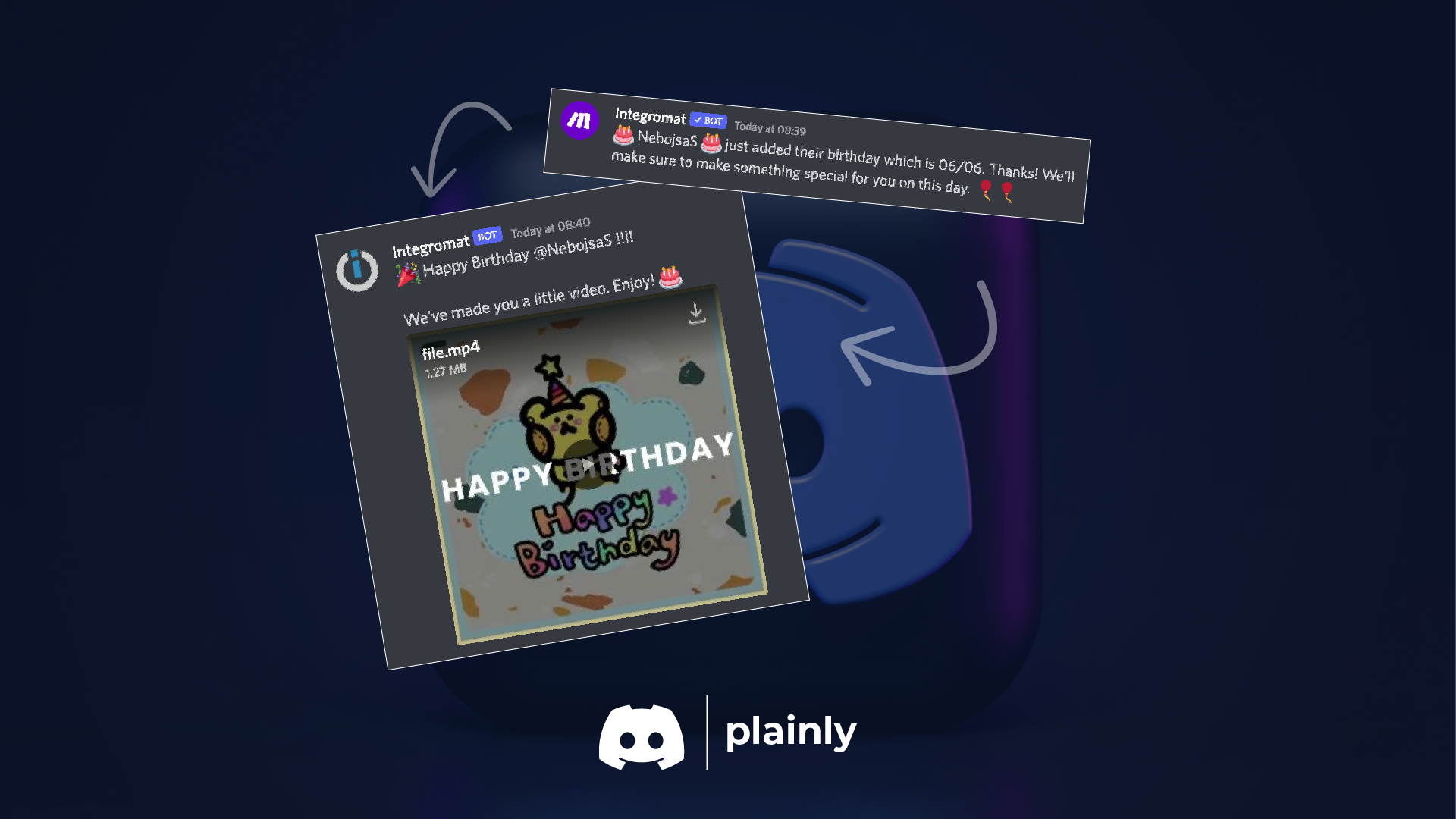 Discord birthday bot - Automated & personalized birthday videos