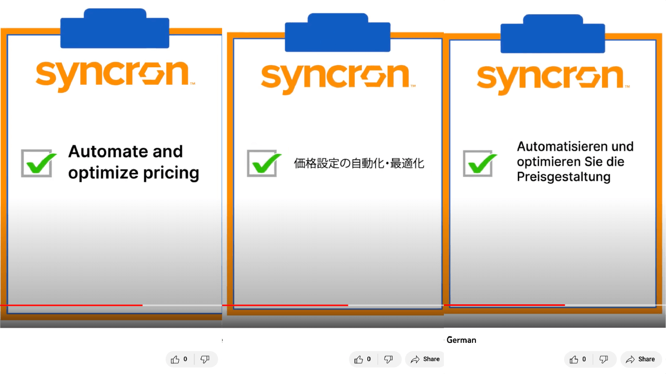There is a better and cheaper way to do video localization