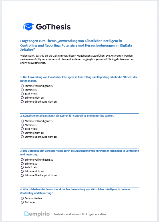 Tipps Zur Gestaltung Des Fragebogens – YPSY