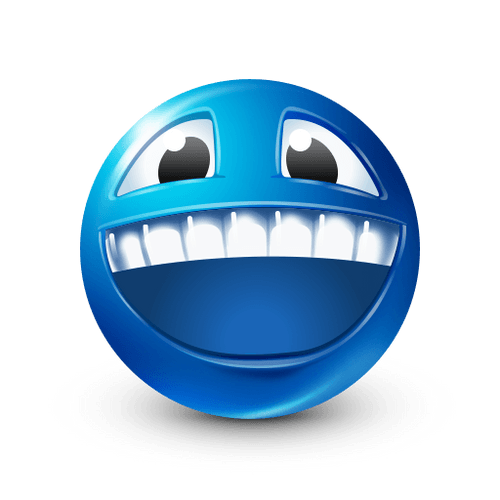 Blue Emoji or Joobi - Free Smiley Download