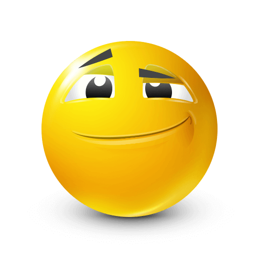 Checking Out Blue Emoji