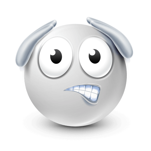 Shock Blue Emoji