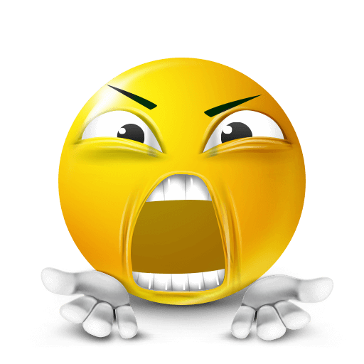 Making an Argument Blue Emoji