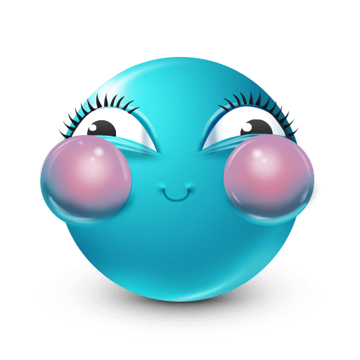 Holding Its Breath Clearly Innocent Blue Emoji