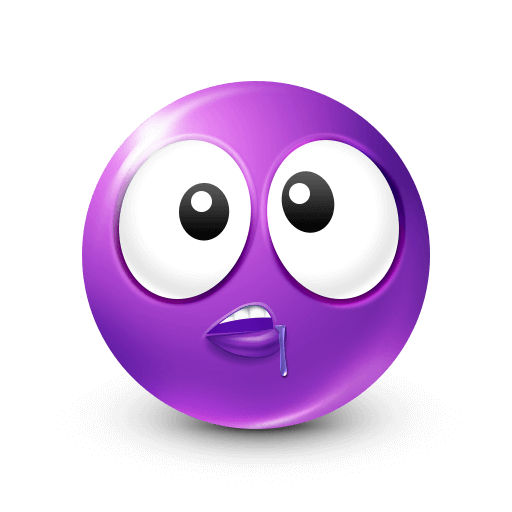 Very Touched Blue Emoji