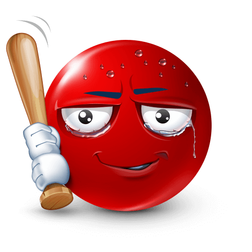 Making an Argument Blue Emoji