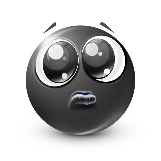 Tearing Up Blue Emoji