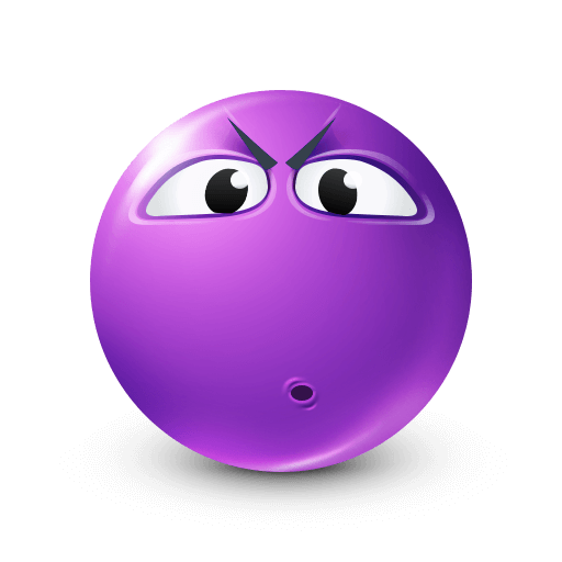 Sleepy and Yawning Blue Emoji