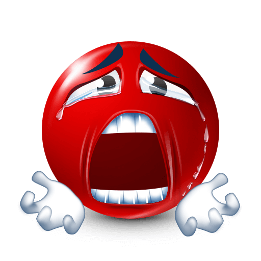 Angry Smiley Face Crying