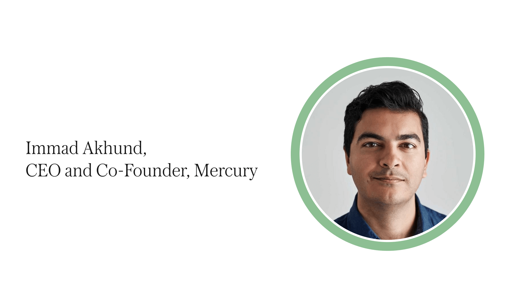 Immad Akhund's Mercury Playbook: How to build a flexible financial ...