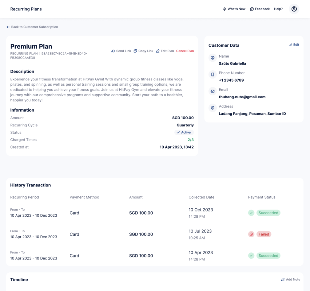 Recurring Billing & Subscription Management - HitPay