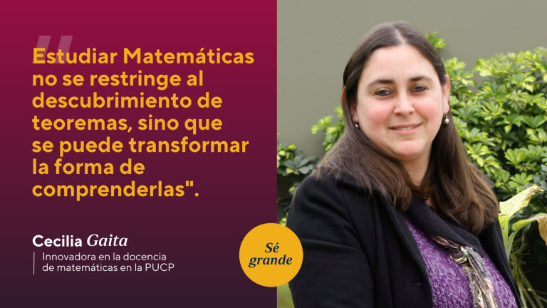 105 años PUCP, sedes PUCP: Cecilia Gaita transformó la enseñanza de las ...