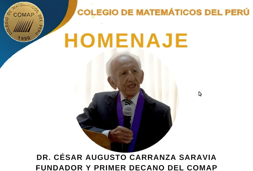 Homenaje al profesor Cesar Carranza Saravia - 24.09.2021 | Departamento ...