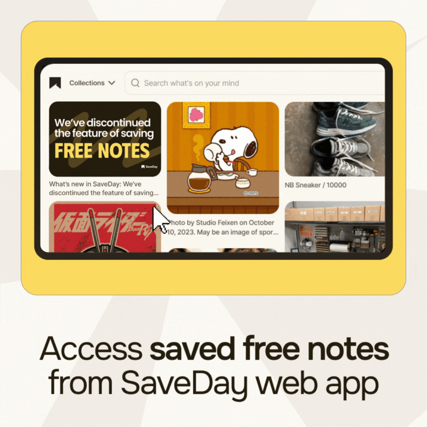 What’s new in SaveDay: We've discontinued the feature of saving free ...