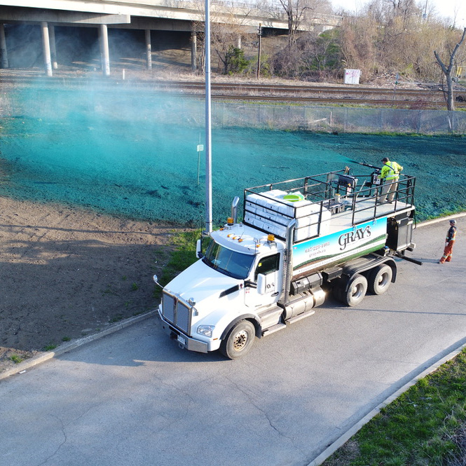 Hydroseeding Services | Advanced Blower Trucks by Gray's