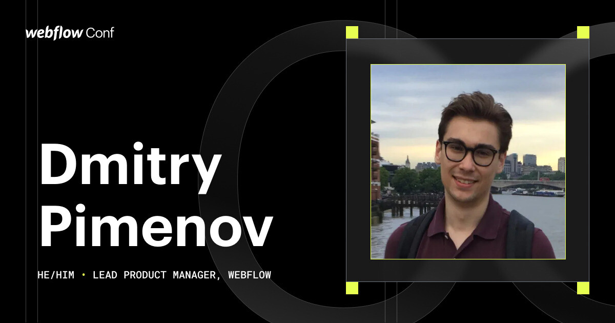 Dmitry Pimenov - Webflow Conf 2023 | Webflow
